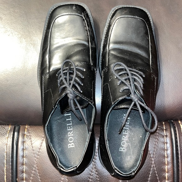 Borelli | Shoes | Mens Borelli Black Dress Shoes Size 8 2 | Poshmark